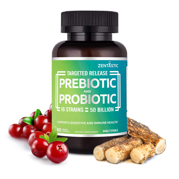 Men & Women's Prebiotic + Probiotic - Zentastic Health